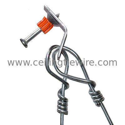 12 GA 8ft Suspended Drywall Ceiling Hanger Wire 1" Pin And Clip