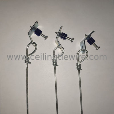 12 GA 8ft Suspended Drywall Ceiling Hanger Wire 1" Pin And Clip